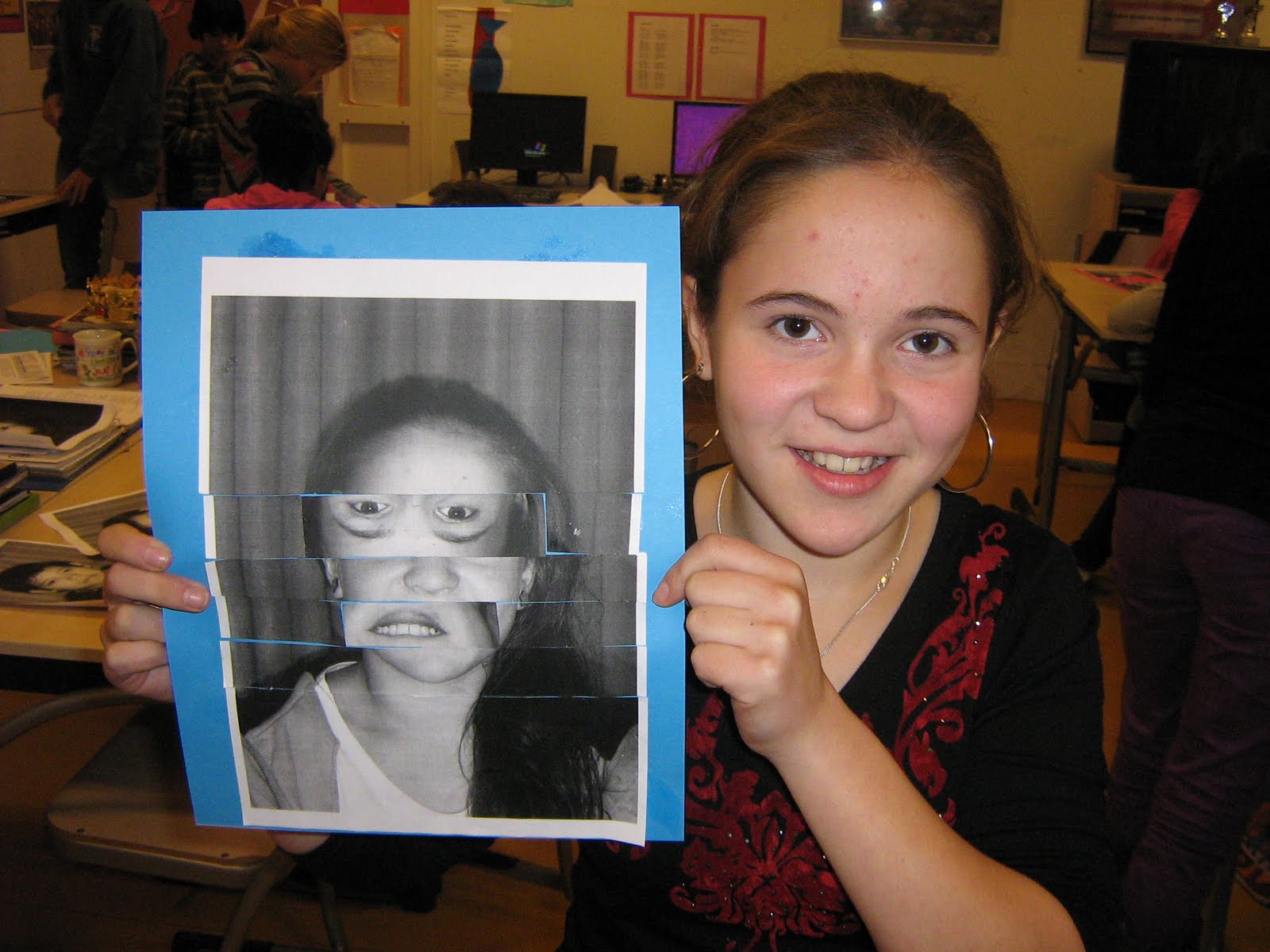 groep acht grijpt de macht: Zelf portret