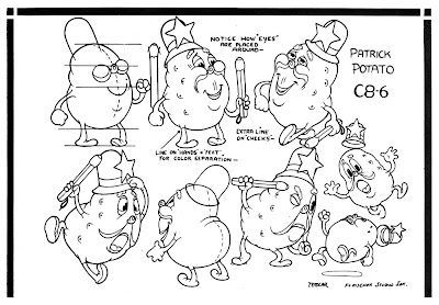 La Nuez: Model Sheets de Fleischer Studios