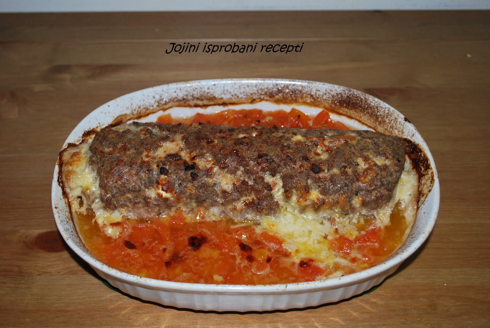 Mesni rolat sa paradajzom ~ Jojini isprobani recepti