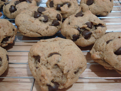 Kait's Plate: Chocolate Chip and Skor Bit Cookies