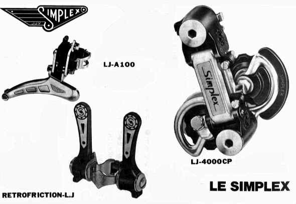 Sportif Bicycle: Simplex Retro friction Shifters Part 1