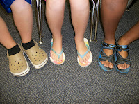 Super Second Grade: Can you guess whose feet these are?