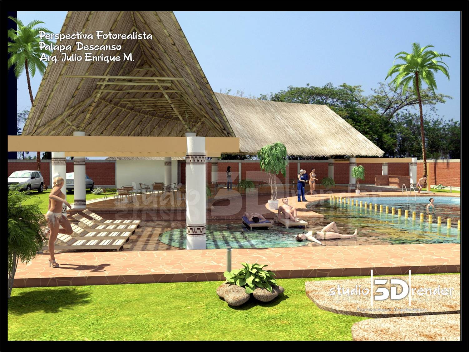 Studio 3D Render: Palapa