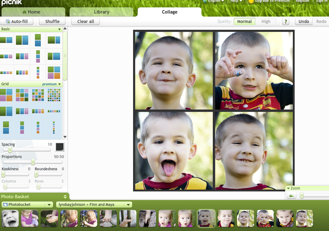 Blog Guidebook: Creating and Posting a Collage created in Picnik...in ...