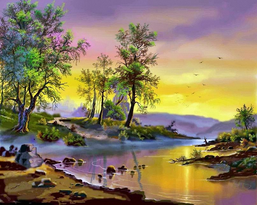 اُمید صبح: Amazing Paintings Art