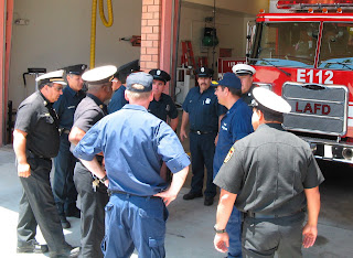 LAFD- Dive Search and Rescue Team: U.S. Coast Guard Admiral Inspects LAFD