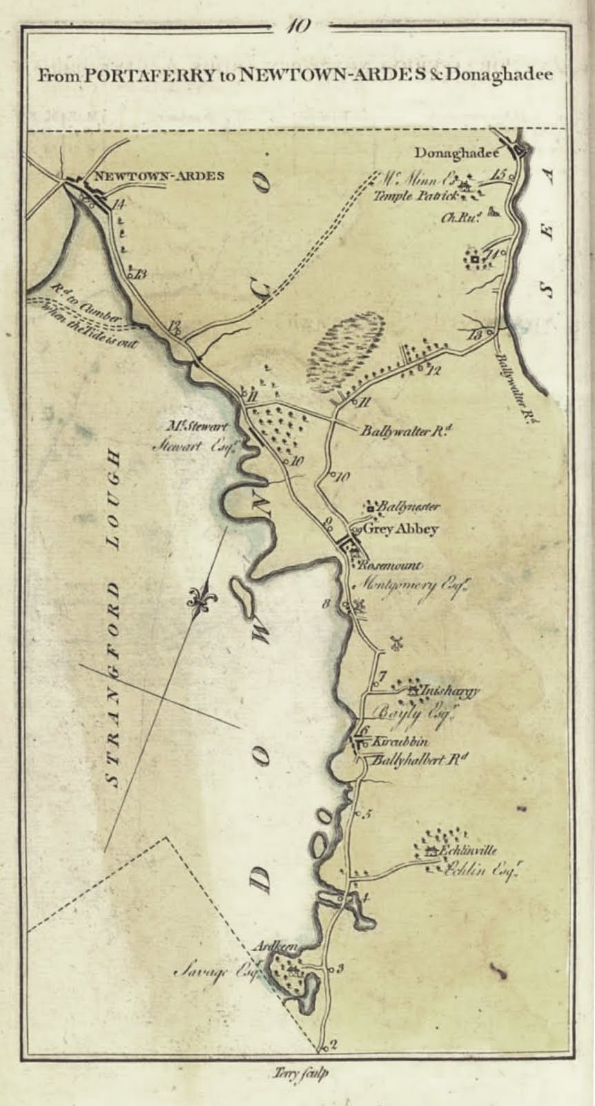 Templepatrick, Donaghadee - the Taylor and Skinner maps of 1777 ...