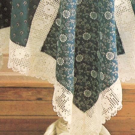 Crocheted shelf edging - Yarning Made