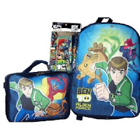 Ben 10 Alien force Cool Toys Ben 10 Backpack Bag : Stationary set