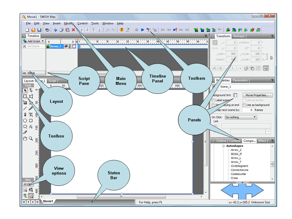 Animasi Flash Menggunakan SWISH