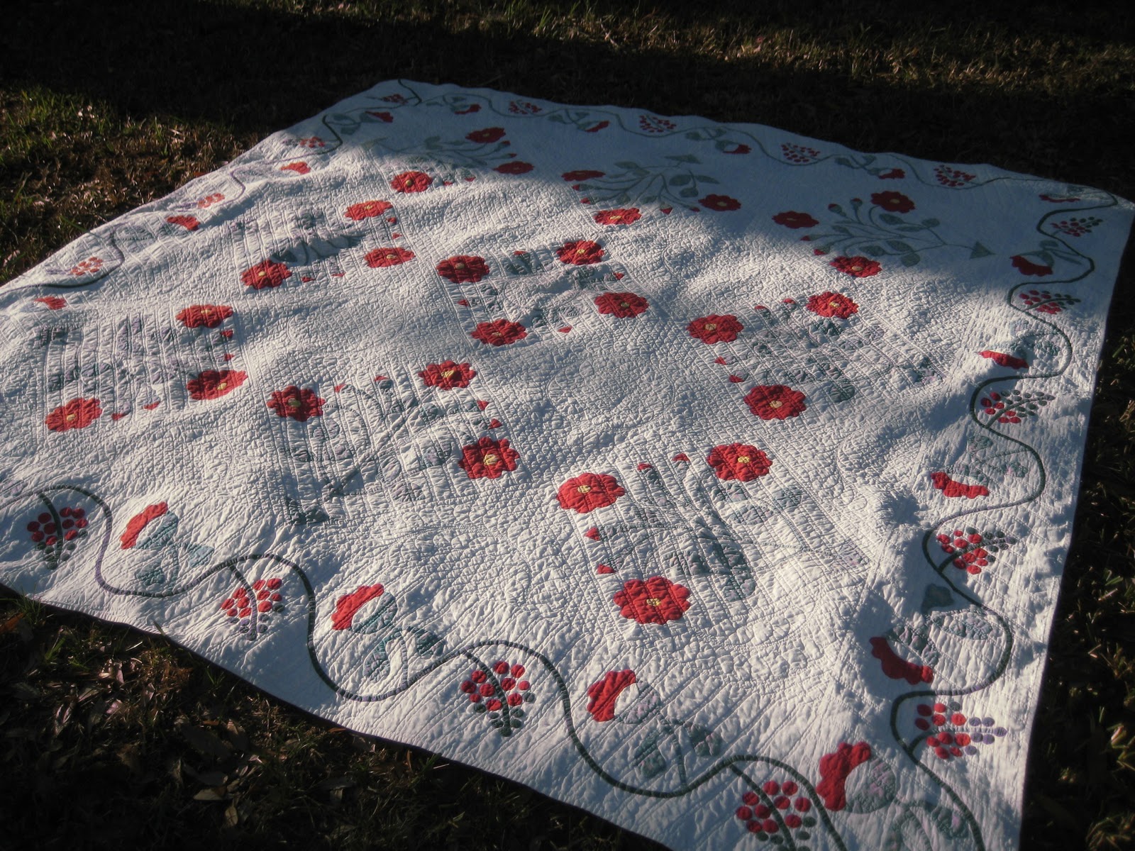 Boutis Florida Suncoast - Heather: Antique Applique and Thimbles