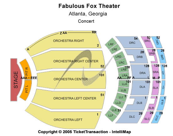 Fabulous Fox Theatre seating chart: check here, view Fabulous Fox ...