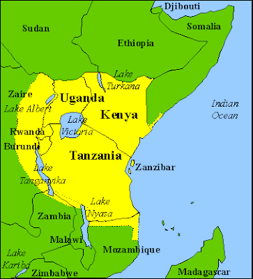 Aprendiendo swahili: Principal zona de habla del swahili