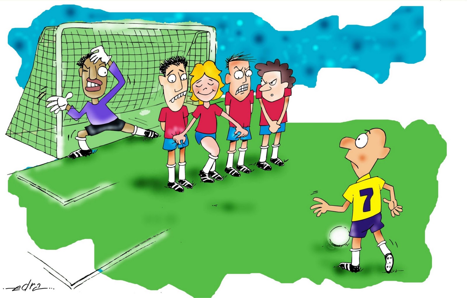 SÓ FUTEBOL - CHARGES: Cartum