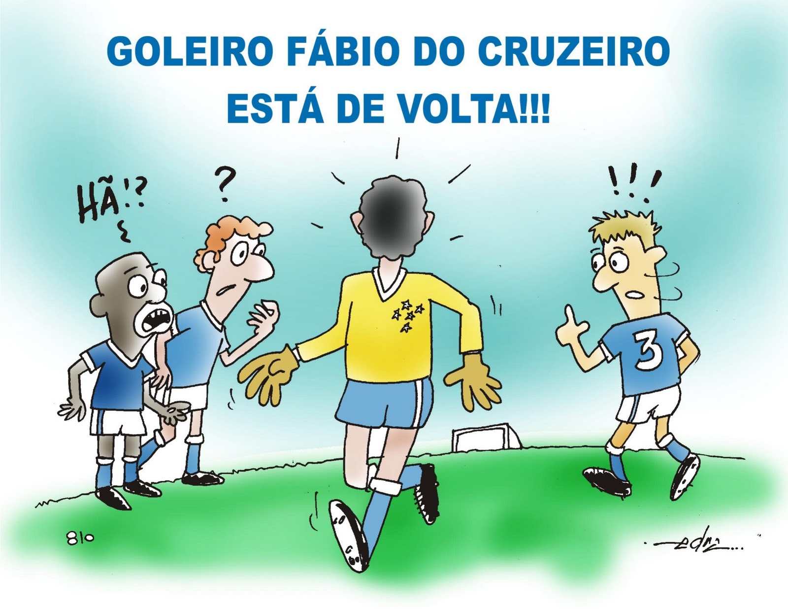 SÓ FUTEBOL - CHARGES: Atlético X Cruzeiro - Charges Retrospectiva