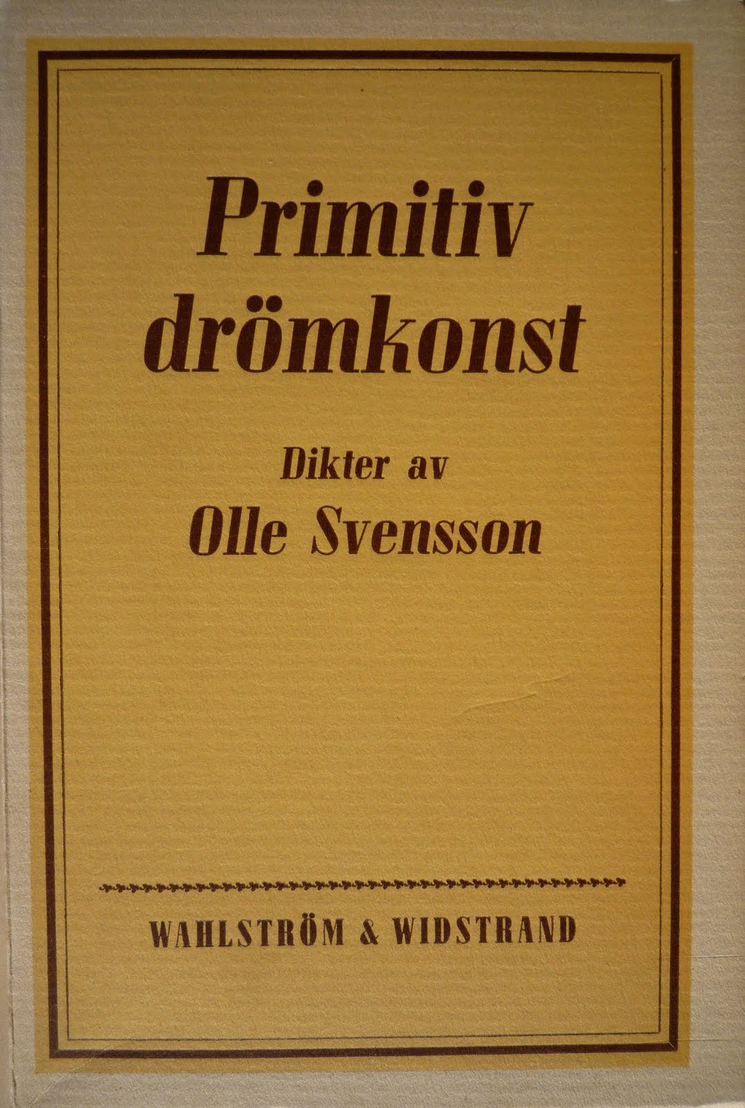Harry Martinson i tiden: Olle Svensson "Ljusmystikern från Sunnansjö"