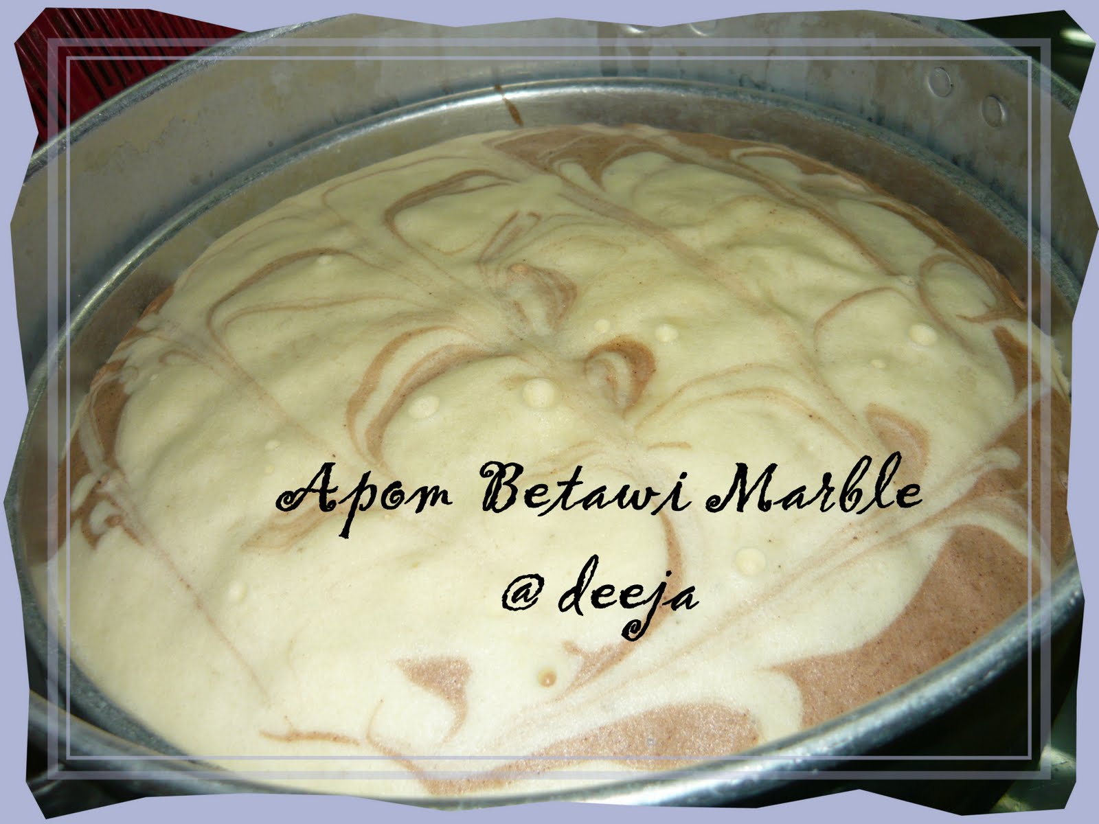 Permata Hati: Apom Betawi Marble.....