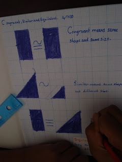THE LEARNING ARK - Elementary Montessori : Congruent, Similar and ...