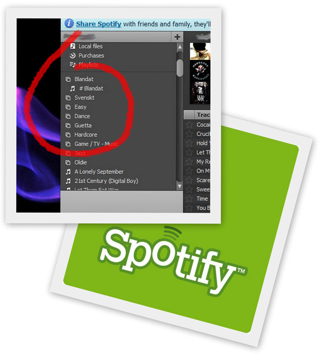 Allt & Inget: Äntligen mappar i Spotify