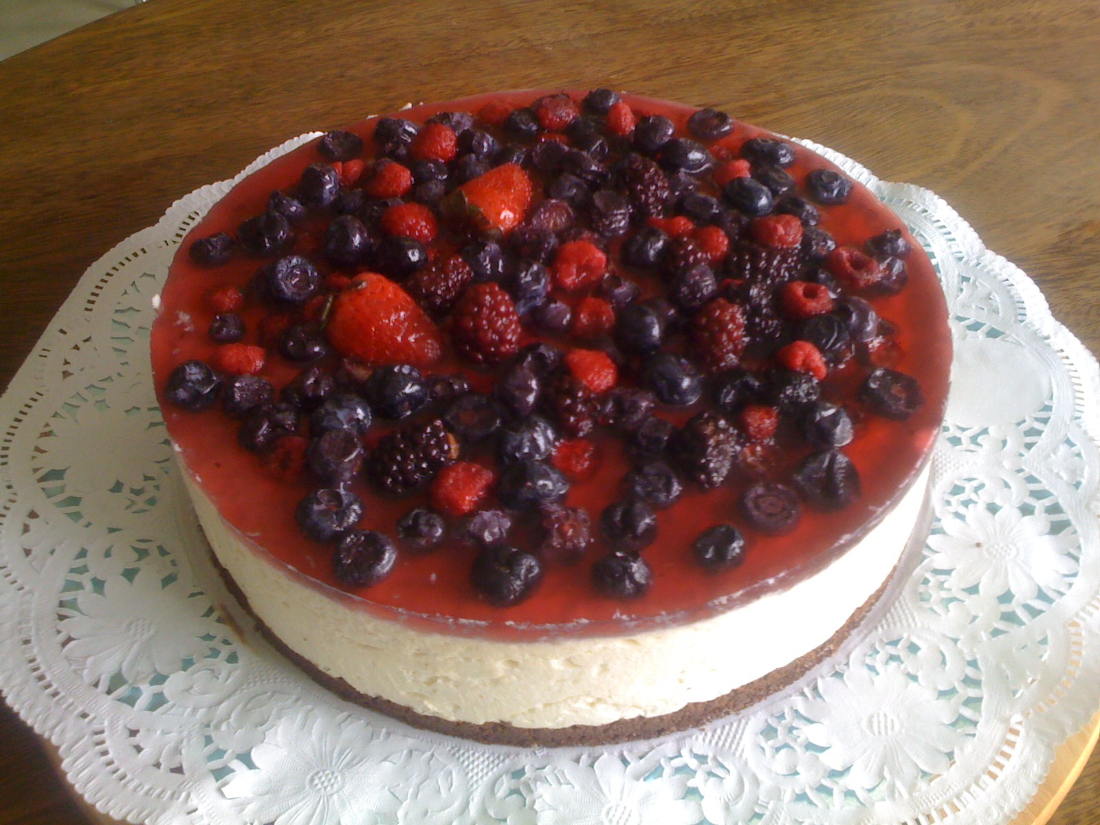 Pauli´s Tortas y Delicatessen: Cheesecake de frutos rojos