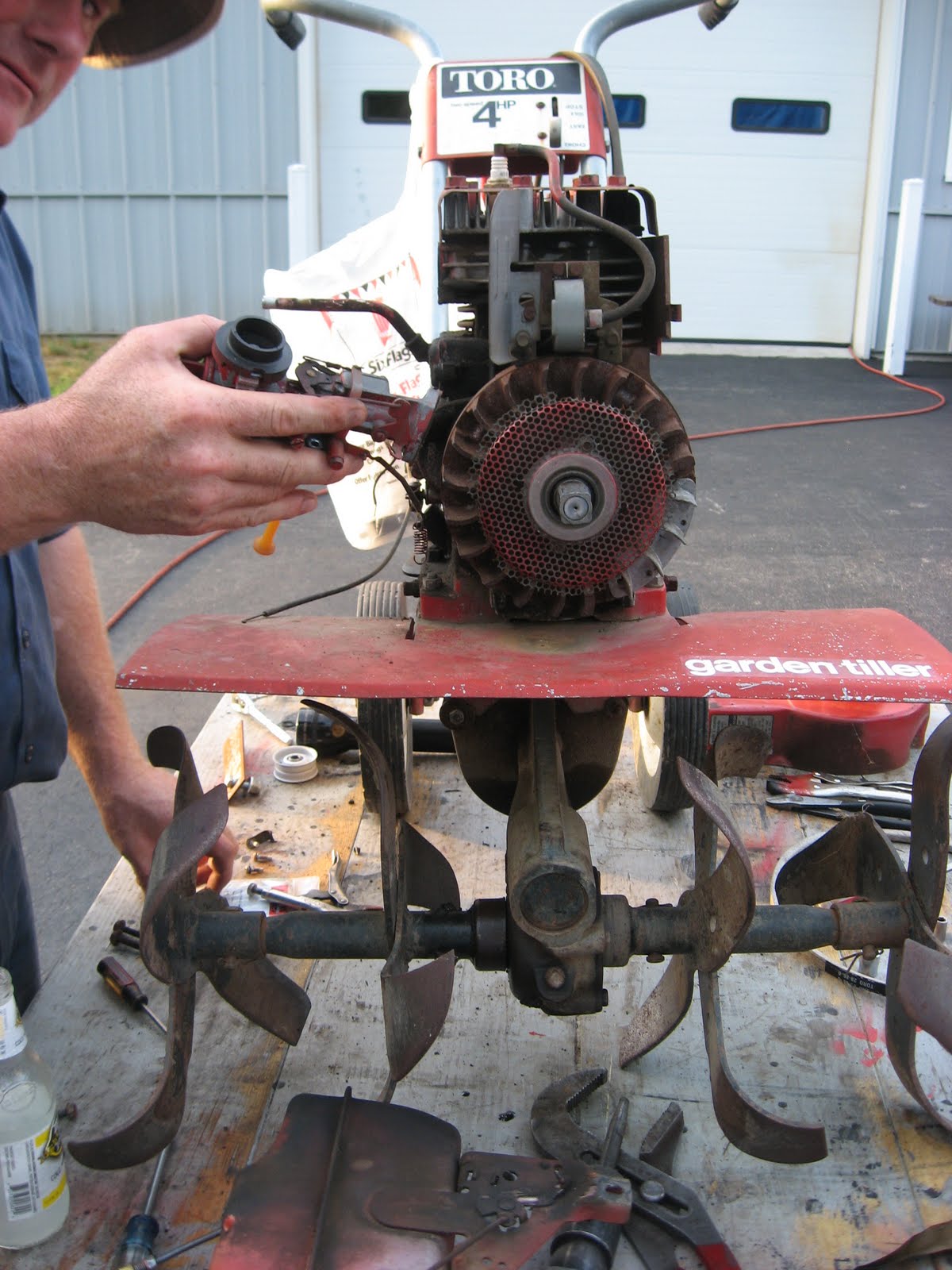 mr. fix it: 70's toro roto-tiller