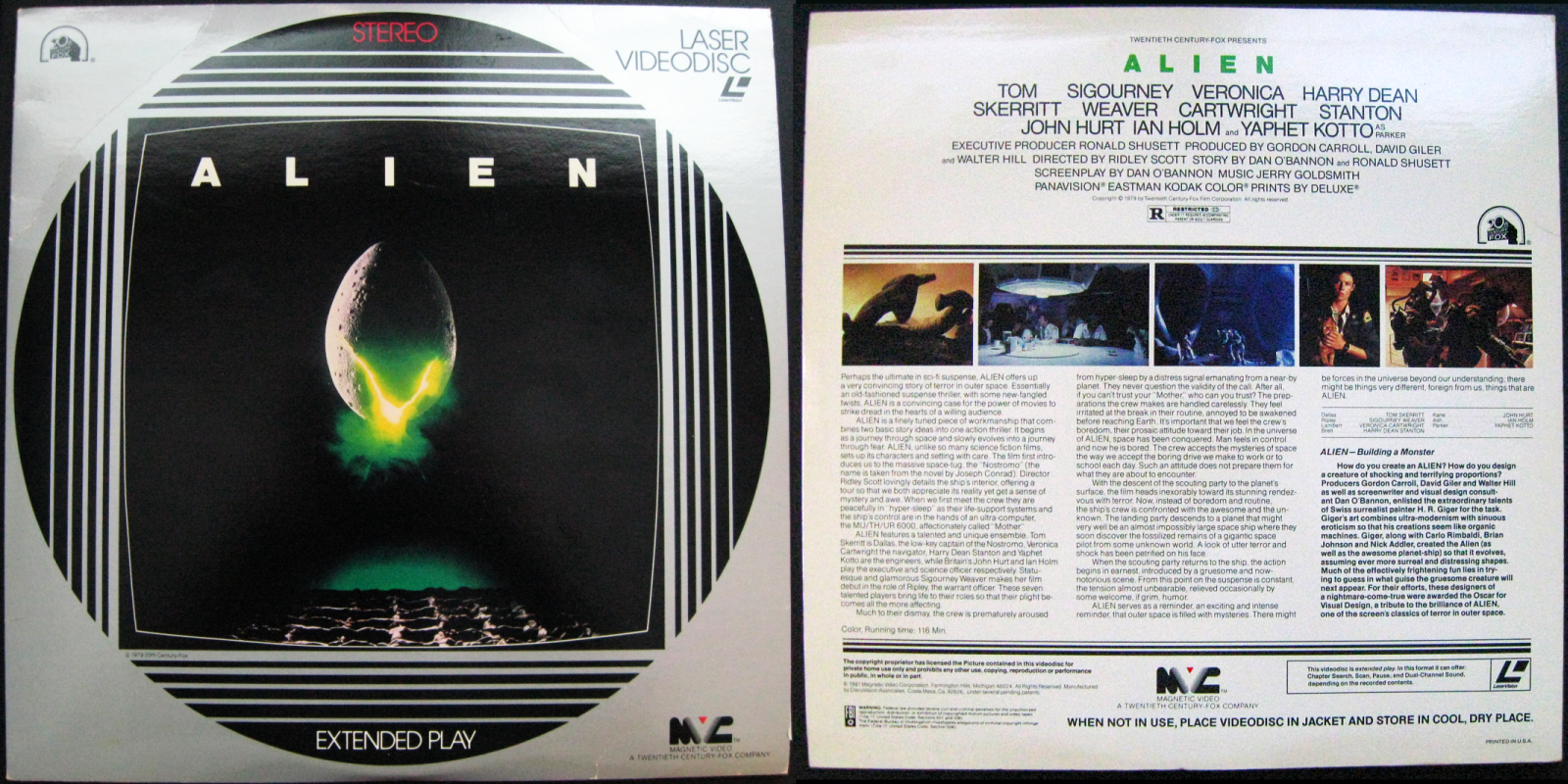Basement of Ghoulish Decadence: Alien (1979) - 1981 Magnetic Video ...