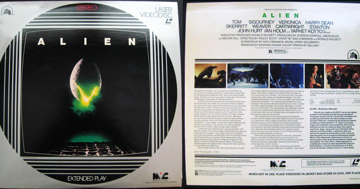 Basement of Ghoulish Decadence: Alien (1979) - 1981 Magnetic Video ...