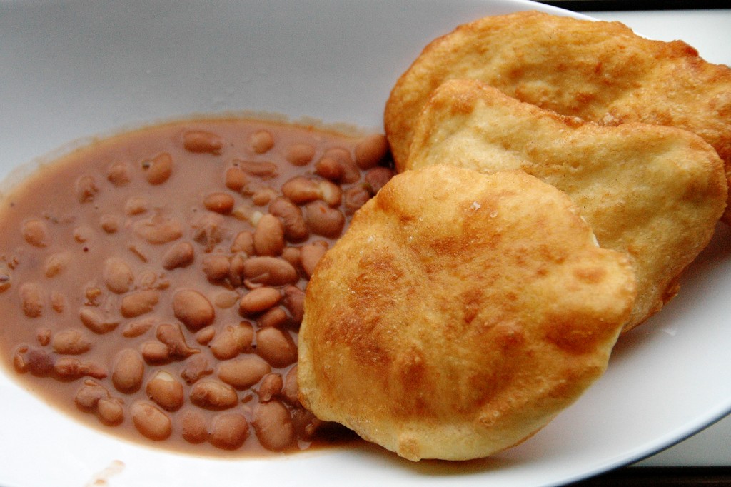 Who Needs Takeout: Beans & Fried Bread