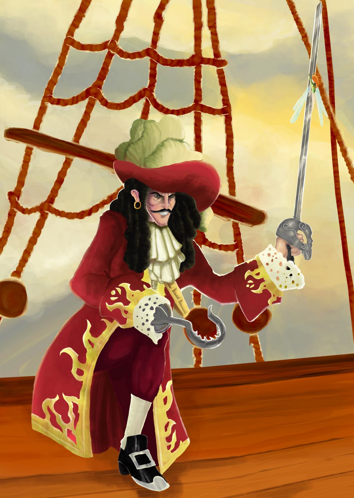 The Way of the Exploding Pencil: Captain James Hook and the charming Tinkerbell