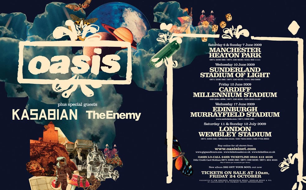 Oasis At Heaton Park ~ STOPCRYINGYOURHEARTOUT.COM Latest Oasis, Liam ...