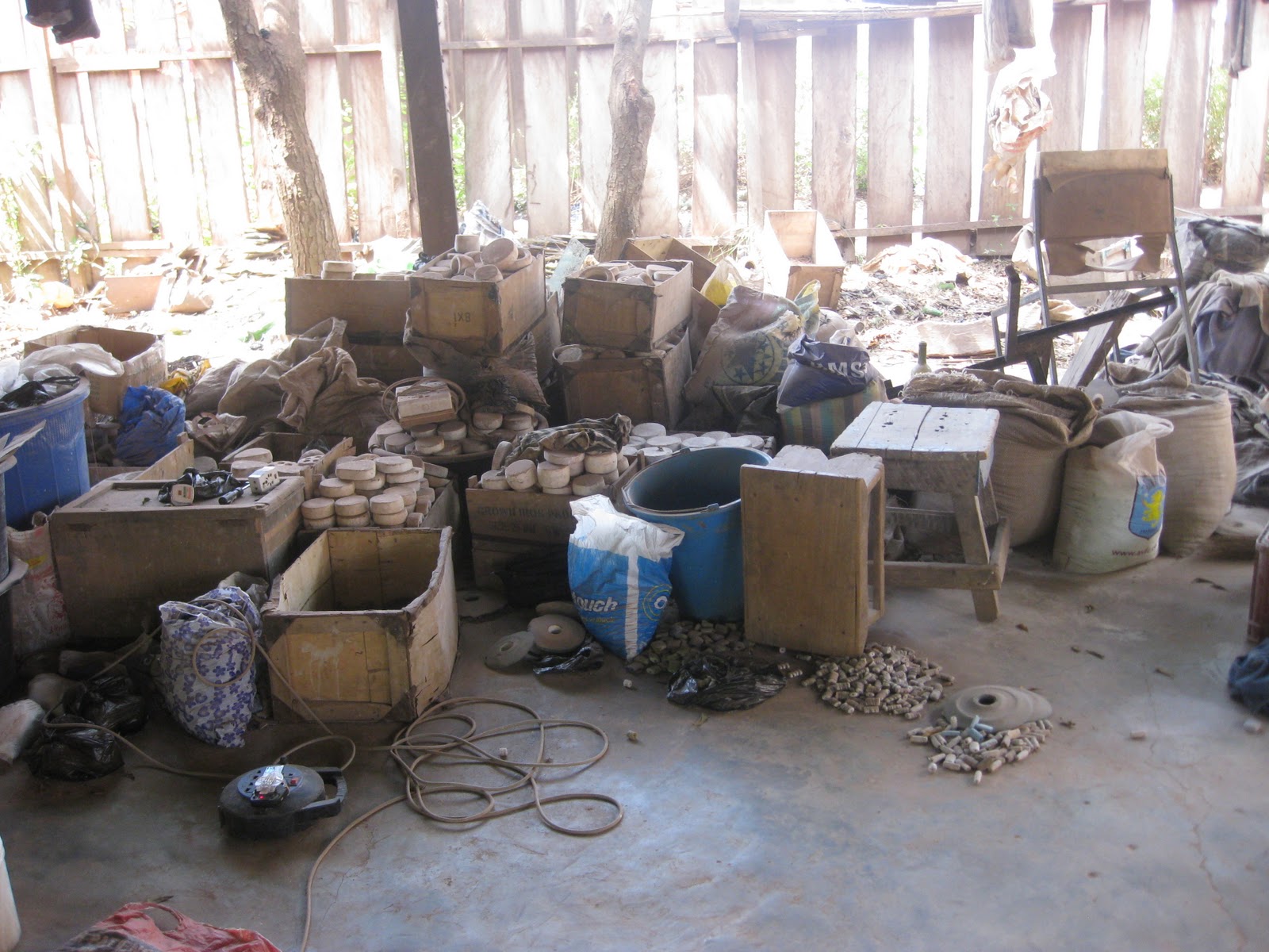 Danielle in Cape Coast: Glass Bead Making Factory & Shop