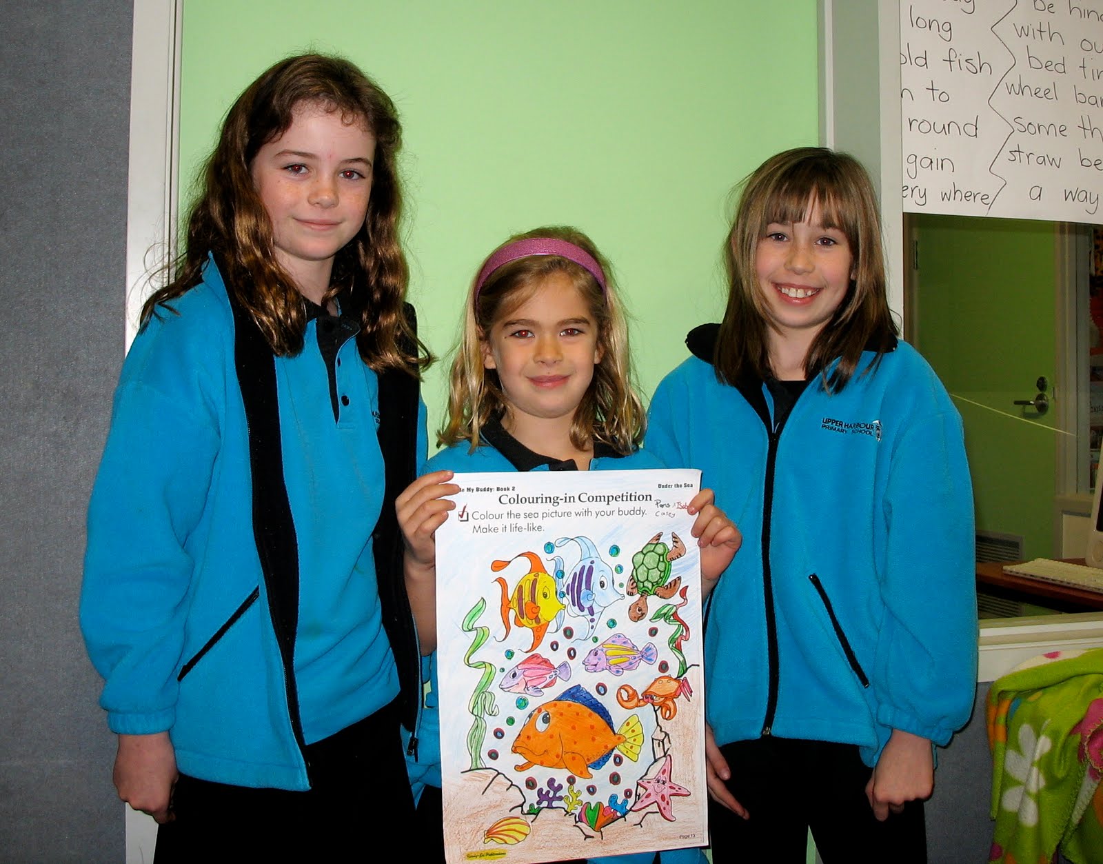 Room 20 UHPS: Results of Buddy Class Colouring Competition