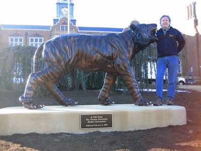 Big Bronze Sculptures Statues and Fountains: Towson Tiger Custom Mascot ...