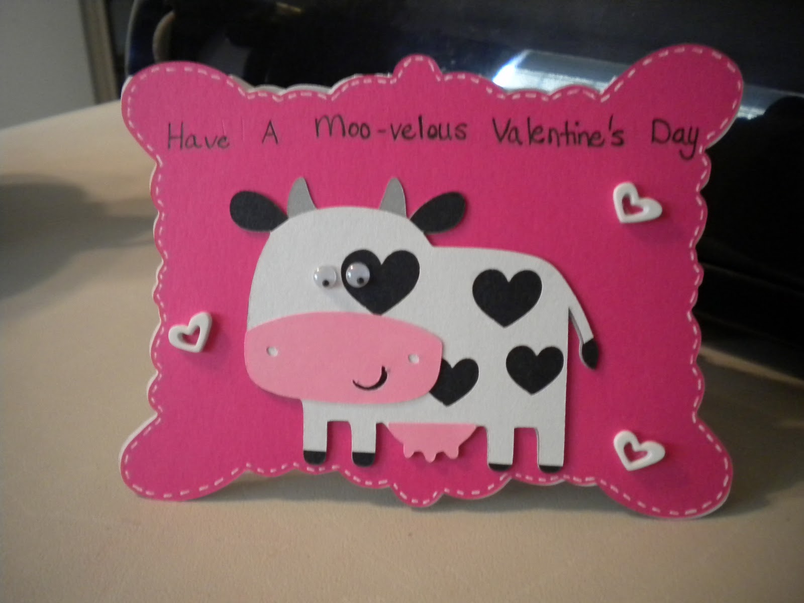 Jean's Crafty Corner: A Moo-velous Valentine!!