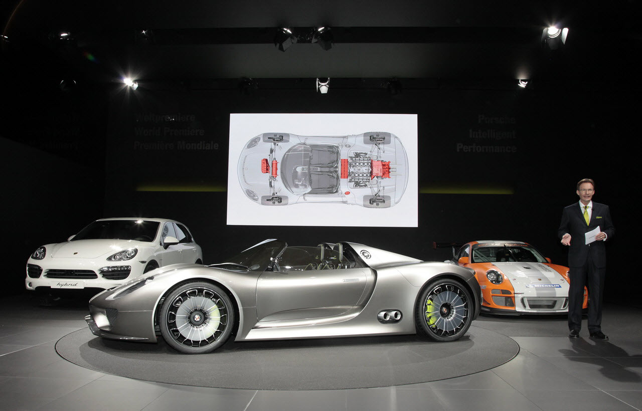 Car Blog Review: Official: Porsche 918 Spyder Concept