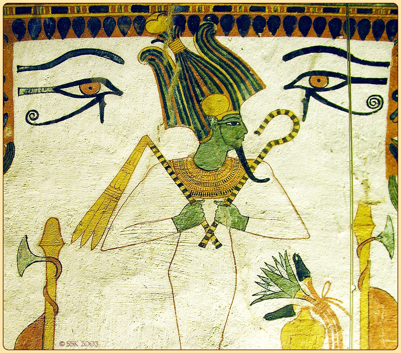 Mystický EGYPT: Sennedžem (TT 1) – Osiris