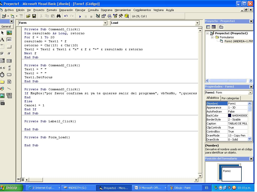 SiStEmAs oPeRaTiVoS2: VISUAL BASIC
