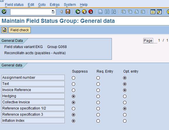 SAP Treasure Box: Set field as mandatory in MIRO screen
