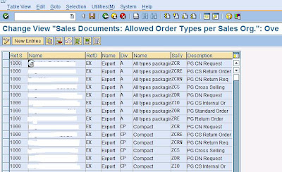SAP Treasure Box: Assign sales order type to sales area