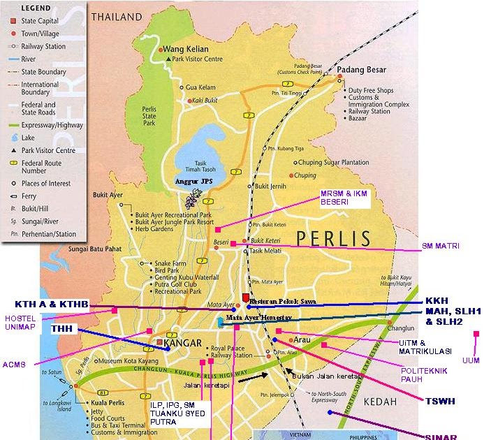 Perlis Homestay : MAP