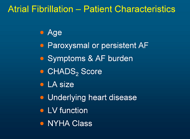 Hospitalist Blog: Atrial Fibrillation - Patient Characteristics