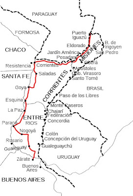 RUTAS TURISTICAS NACIONALES Y PROVINCIALES: Ruta Nacional 12