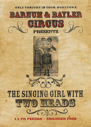 [75] Freak Show Vintage Carnival Posters By Affiche Gif