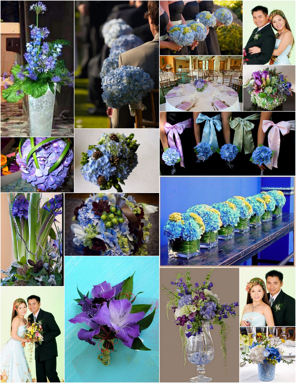 LeLe Floral: Blue Wedding