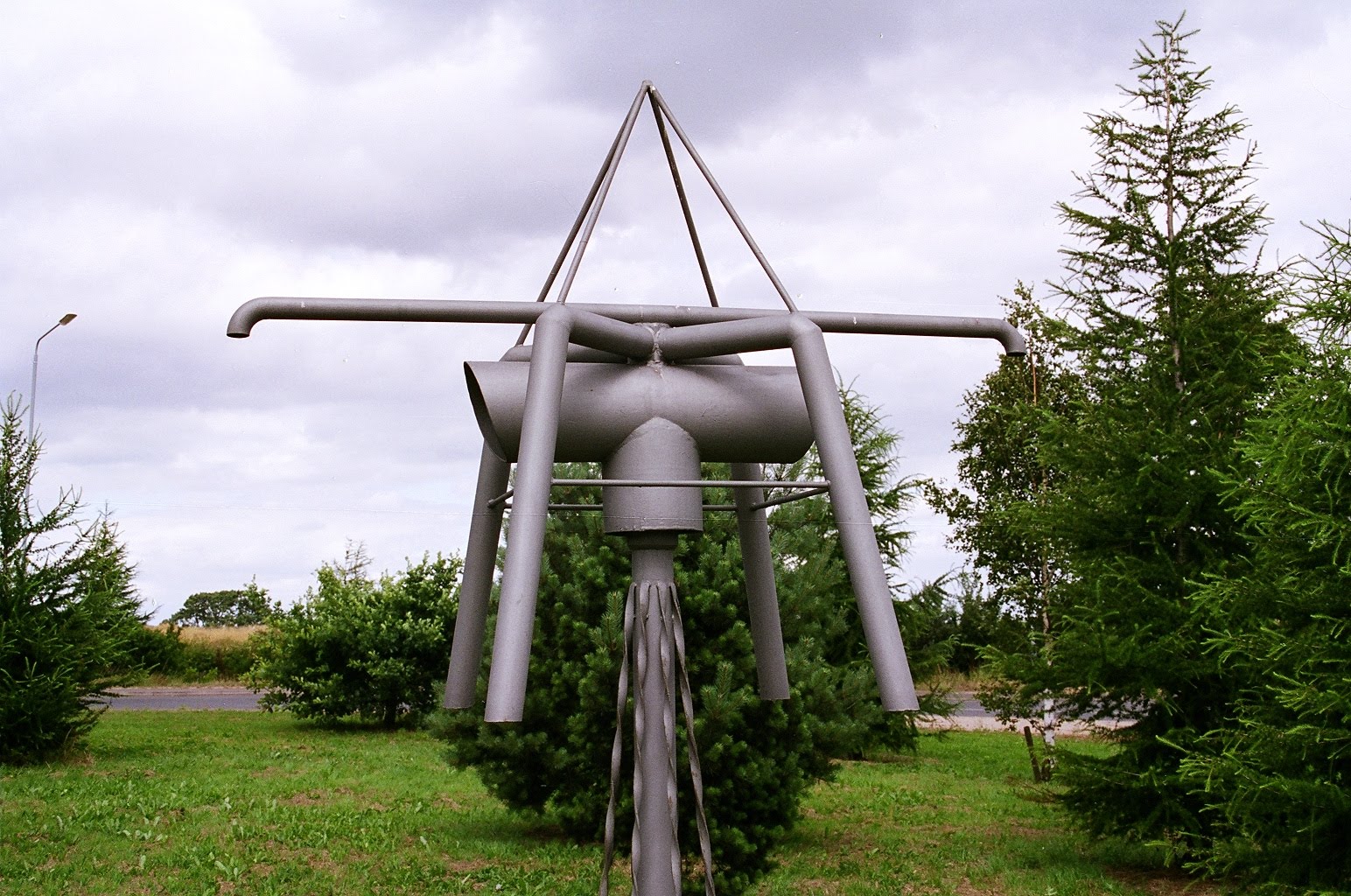 This Is Hucknall: Recent Photo : Flying Bedstead Statue