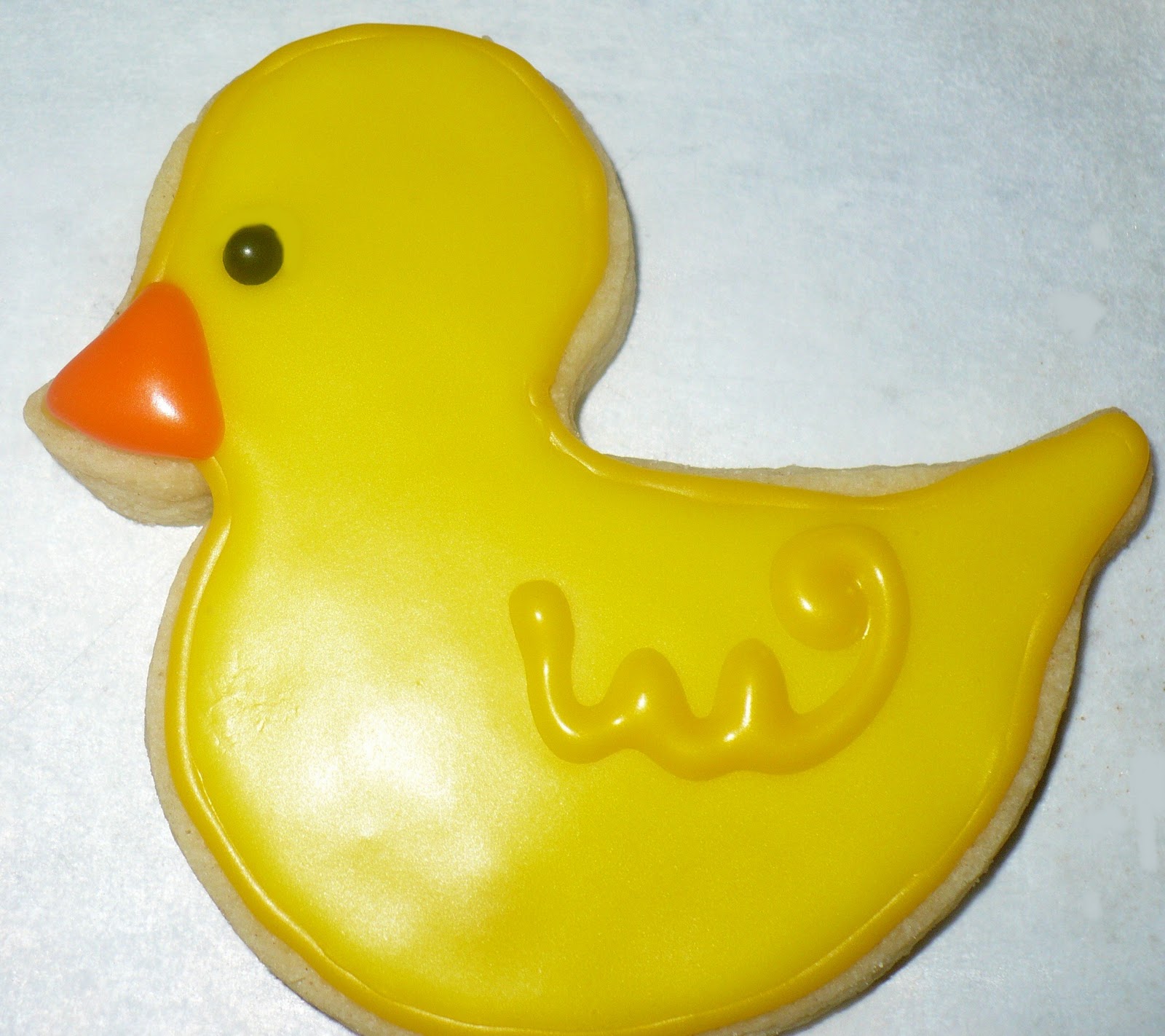The Sweet Shop Cookie Company: Duckie cookies for Duck!
