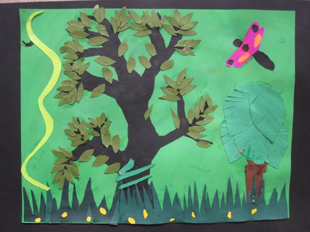 Creator's Joy: Jungle Collage (Henri Rousseau Artist Study)