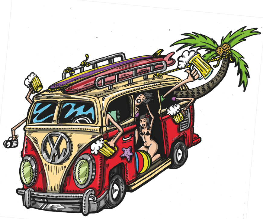 Combi en dibujos - Imagui