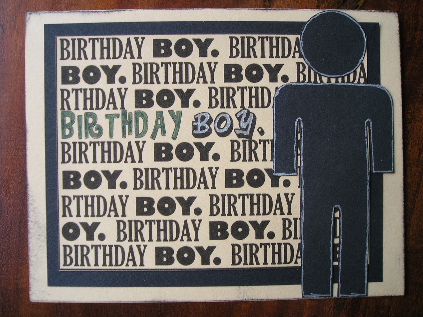 Creative "Try"als: Masculine Birthday Card Ideas