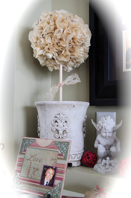 Creative "Try"als: Pattern Tissue Paper Topiary Tree